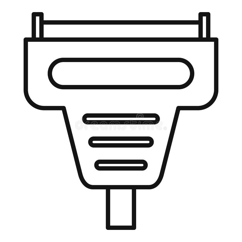 Adapter Connector Icon, Outline Style Stock Vector - Illustration of ...