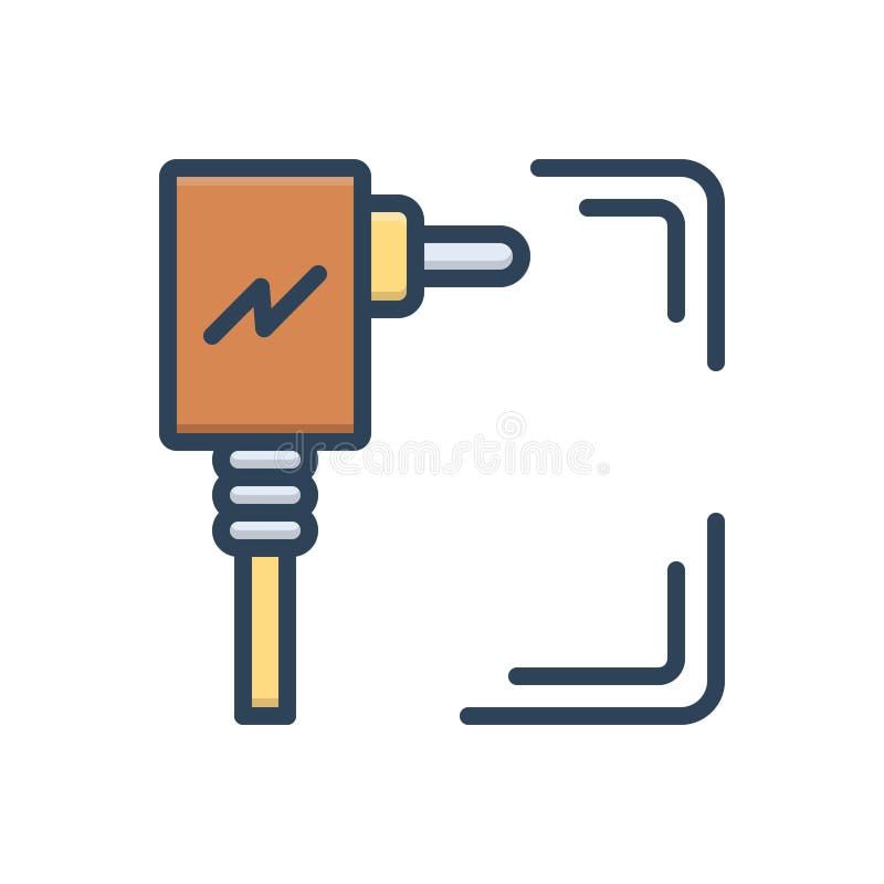 Color Illustration Icon for Adapter, Connector and Charger Stock Vector ...