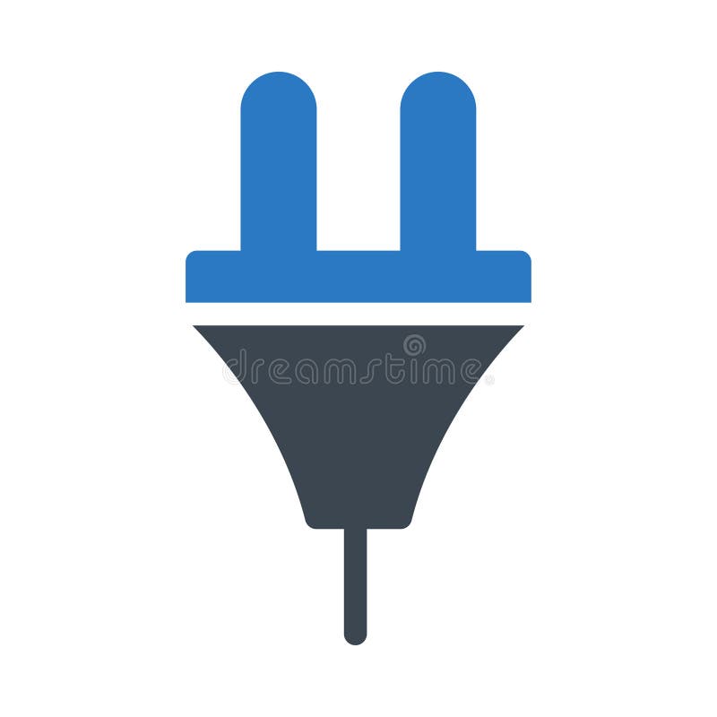 Adapter Vector Glyph Color Icon Stock Illustration - Illustration of ...