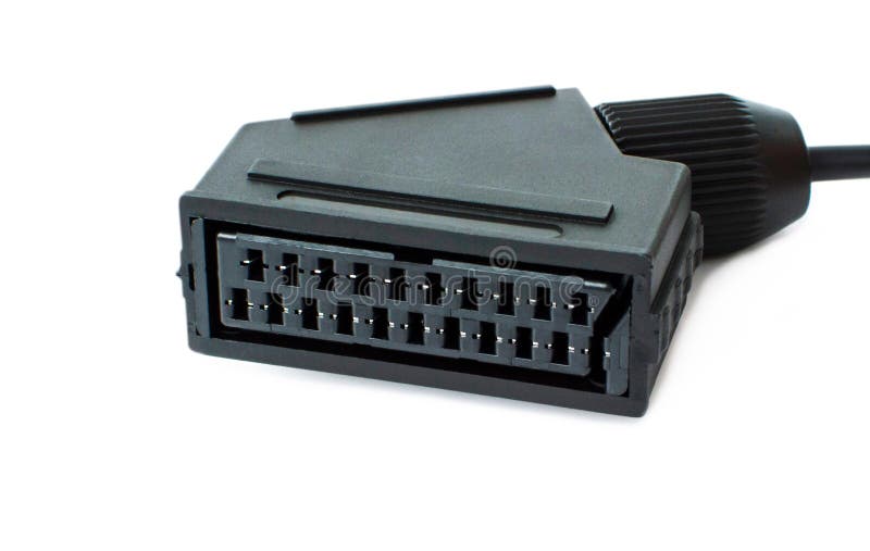 Scart adapter stock photo. Image of adapter, editing - 25028906
