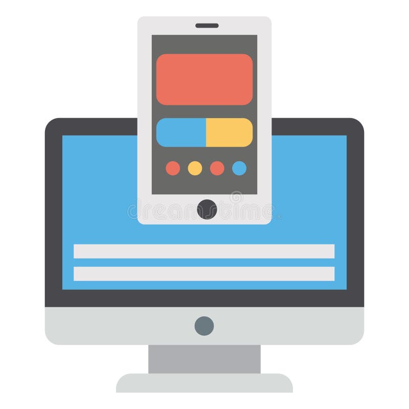 Adaptive Design, Content Sharing Color Vector Icon Which Can Easily ...