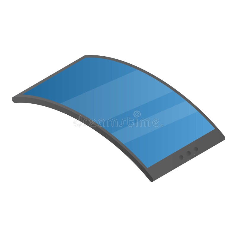 Adaptive Flexible Display Icon, Isometric Style Stock Vector ...