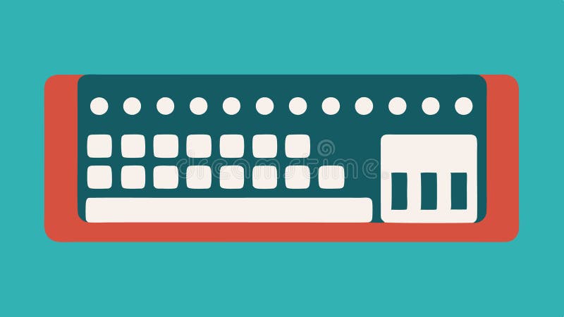 Adaptive Keyboard a Side View of a Computer Keyboard Designed with ...