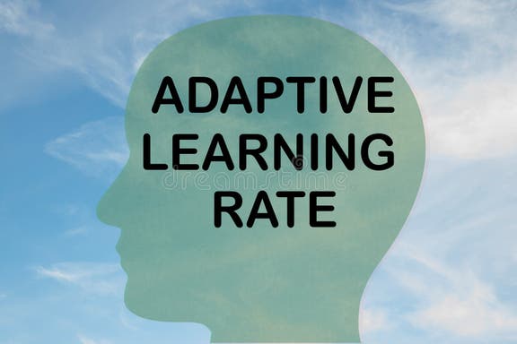 ADAPTIVE LEARNING RATE Concept Stock Illustration - Illustration of ...