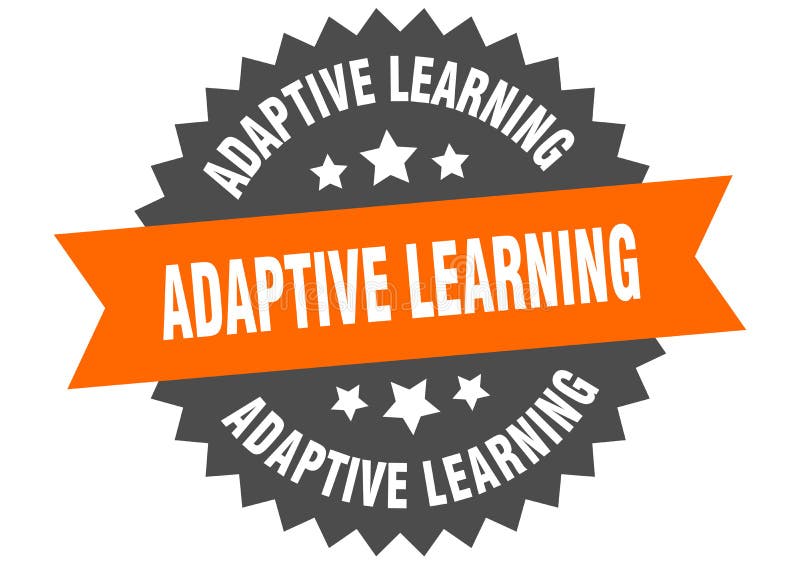 Adaptive Learning Sign. Adaptive Learning Circular Band Label. Adaptive ...