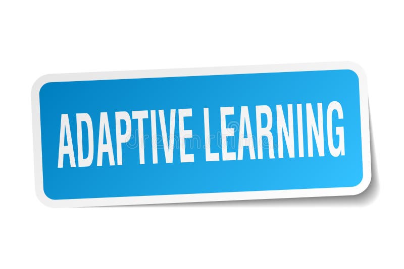 Adaptive learning stamp stock vector. Illustration of stamp - 122200567