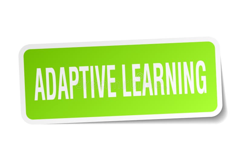 Adaptive learning stamp stock vector. Illustration of insignia - 137022359