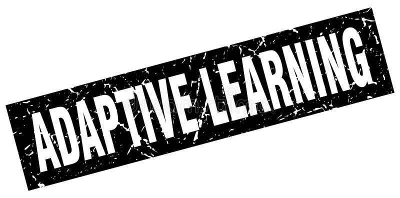 Adaptive learning stamp stock vector. Illustration of grunge - 122256442