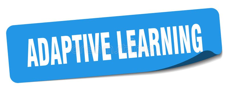 Adaptive Learning Sticker. Adaptive Learning Label Stock Vector ...