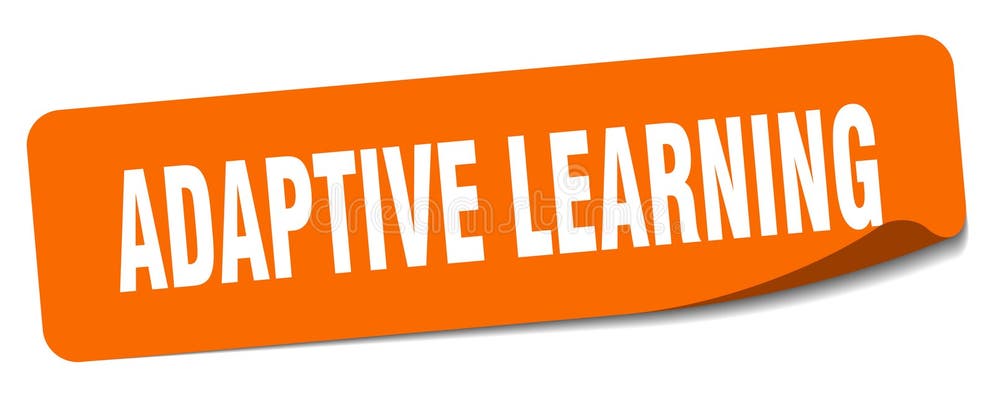 Adaptive Learning Sticker. Adaptive Learning Label Stock Vector ...