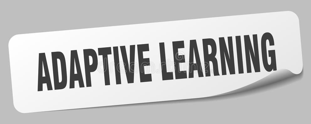 Adaptive Learning Sticker. Adaptive Learning Label Stock Vector ...