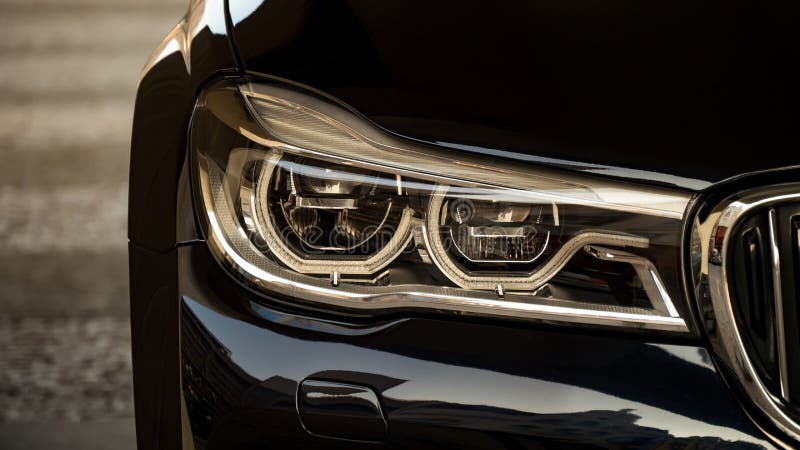 Adaptive LED Headlights stock image. Image of elegance - 85761735