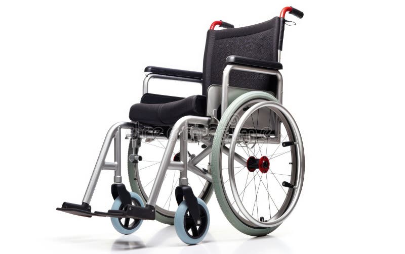 Adaptive Mobility Wheelchair on White Background Stock Photo - Image of ...