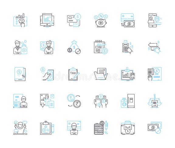 Adaptive Process Linear Icons Set. Agility, Flexibility, Adaptability ...