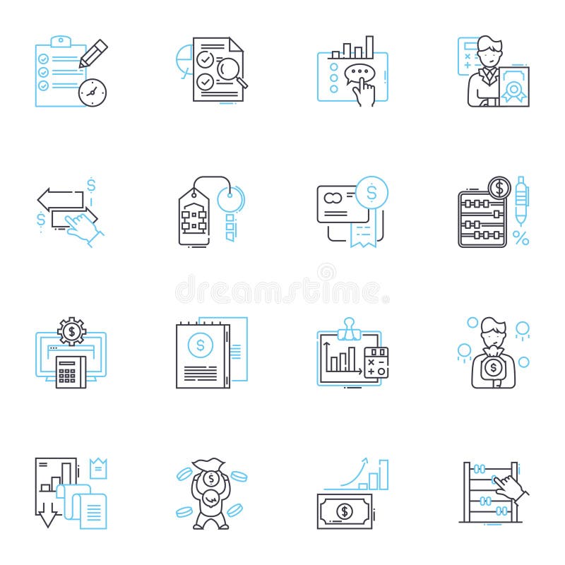 Adaptive Strategy Linear Icons Set. Flexibility, Agility, Resilience ...