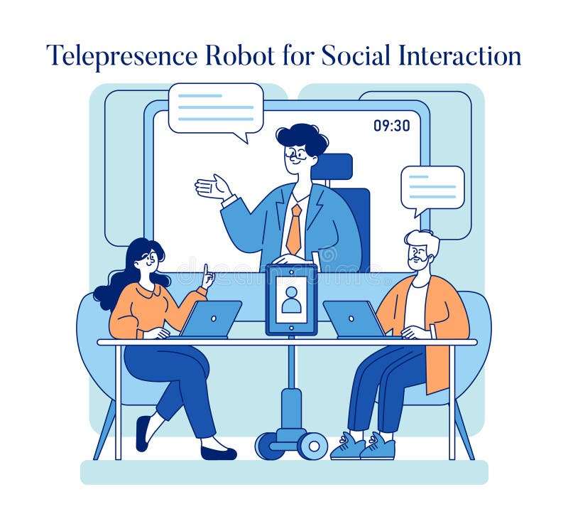 Adaptive Technology. Flat Vector Illustration Stock Vector ...