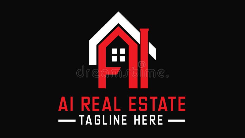 Monogram AI Name Initials Lettermark Logo Design Template Stock Vector ...