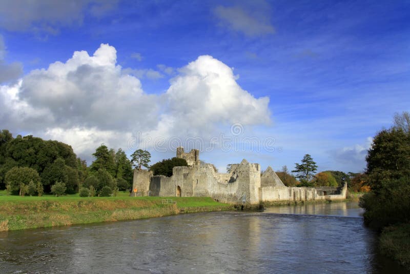 Adare castle stock photo. Image of medieval, green, landmark - 13150074