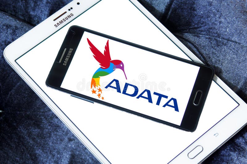 ADATA Technology Company Logo Editorial Stock Photo - Image of internet ...