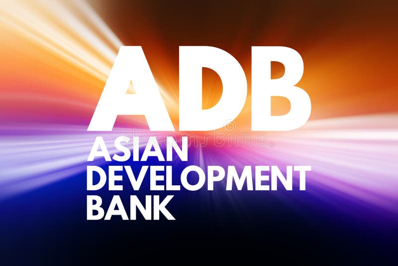 ADB - Asian Development Bank Acronym, Business Concept Background Stock ...