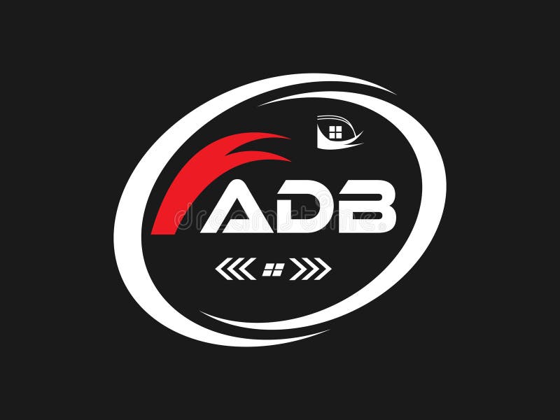 ADB Letter Logo Design. ADB Simple and Modern Monogram Logo Stock ...