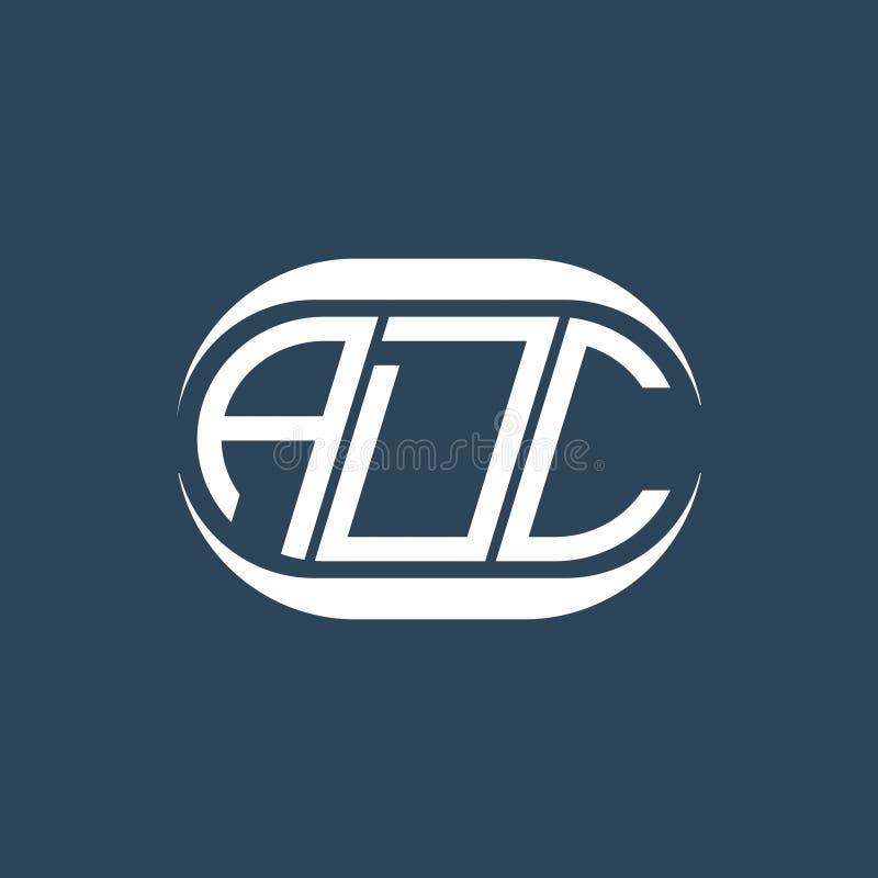 ADC Abstract Monogram Logo Design. ADC Monogram Unique Modern Flat ...