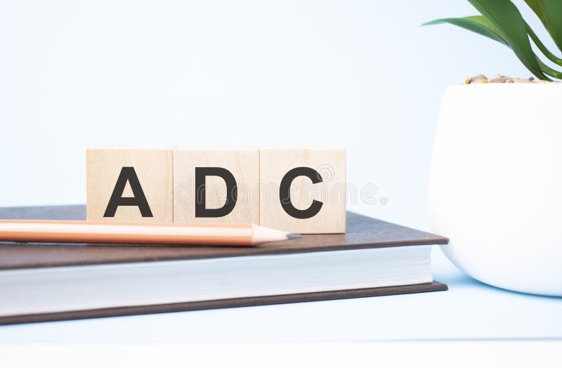 ADC Concept. Search Engine Optimization Acronym on Building Blocks ...