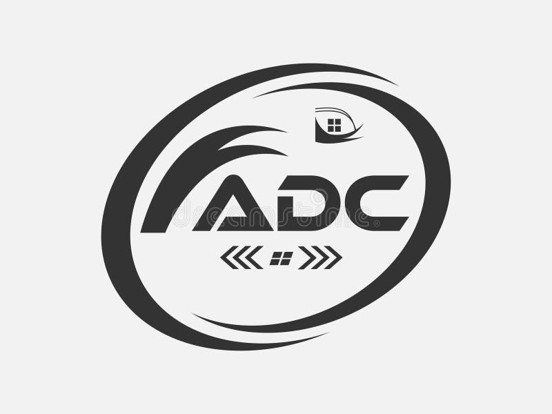 ADC Letter Logo Design. ADC Simple and Modern Monogram Logo Stock ...