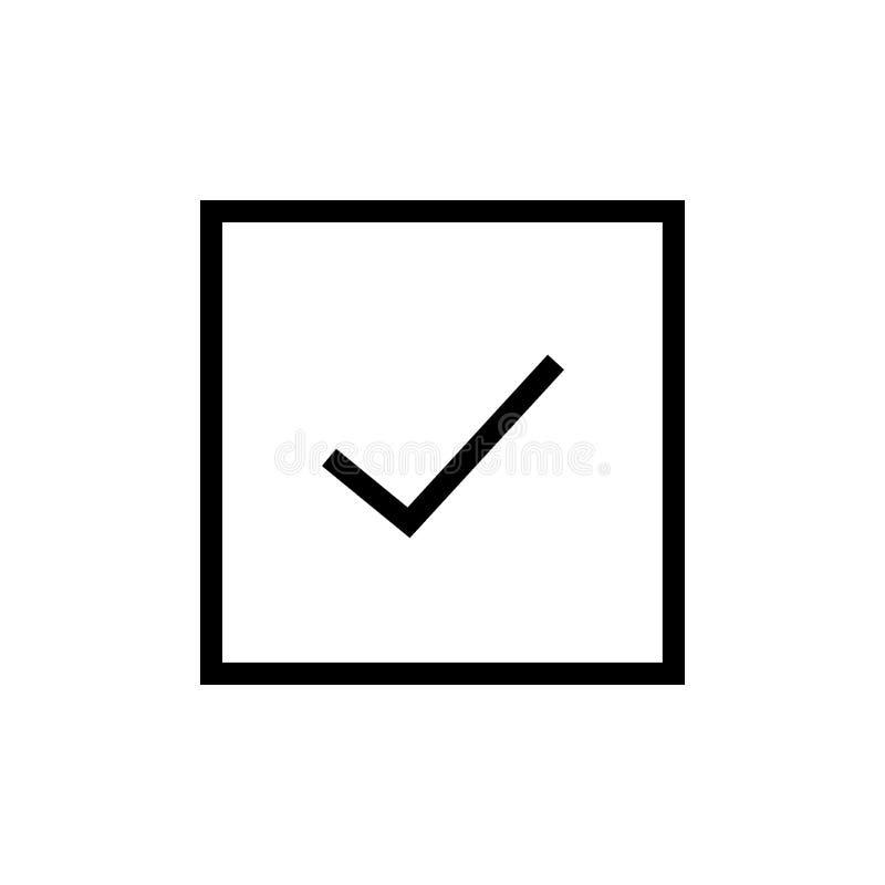 Simple Tick box set stock vector. Illustration of internet - 16533378