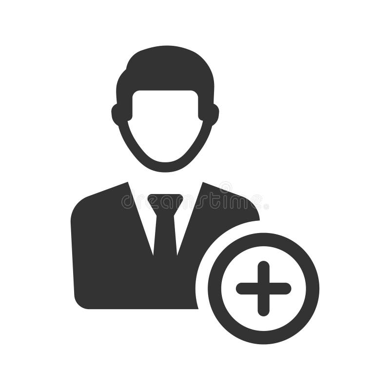Add account icon stock vector. Illustration of vector - 214657570