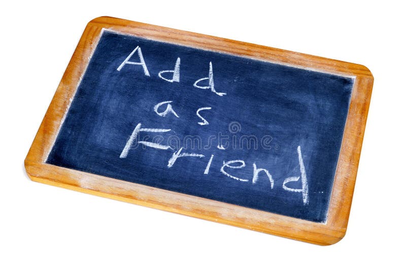 Add as friend stock image. Image of conceptual, friendship - 18565111