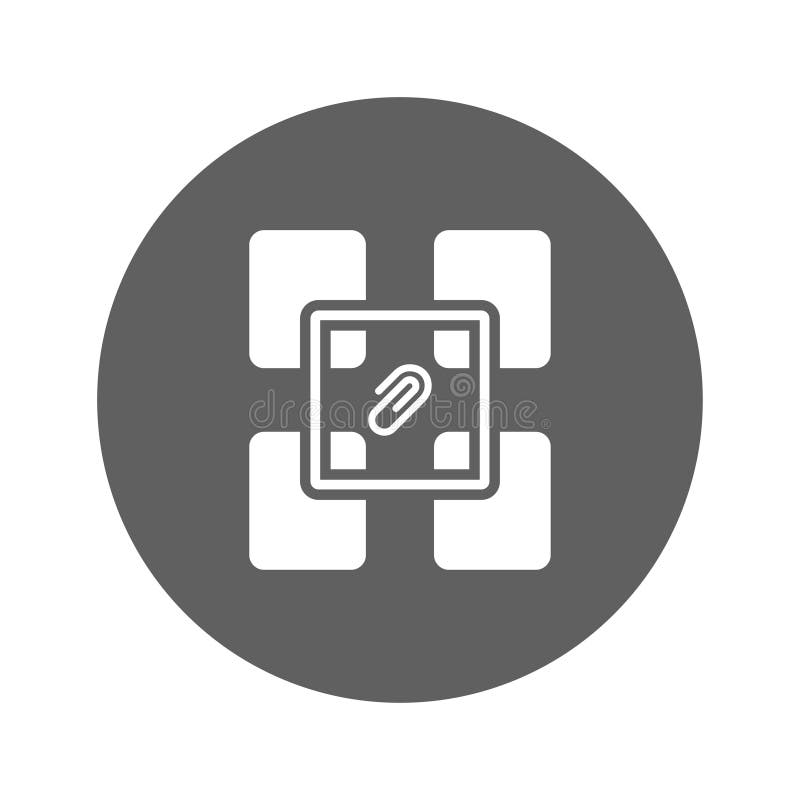 Add, attach sign icon stock illustration. Illustration of attached ...