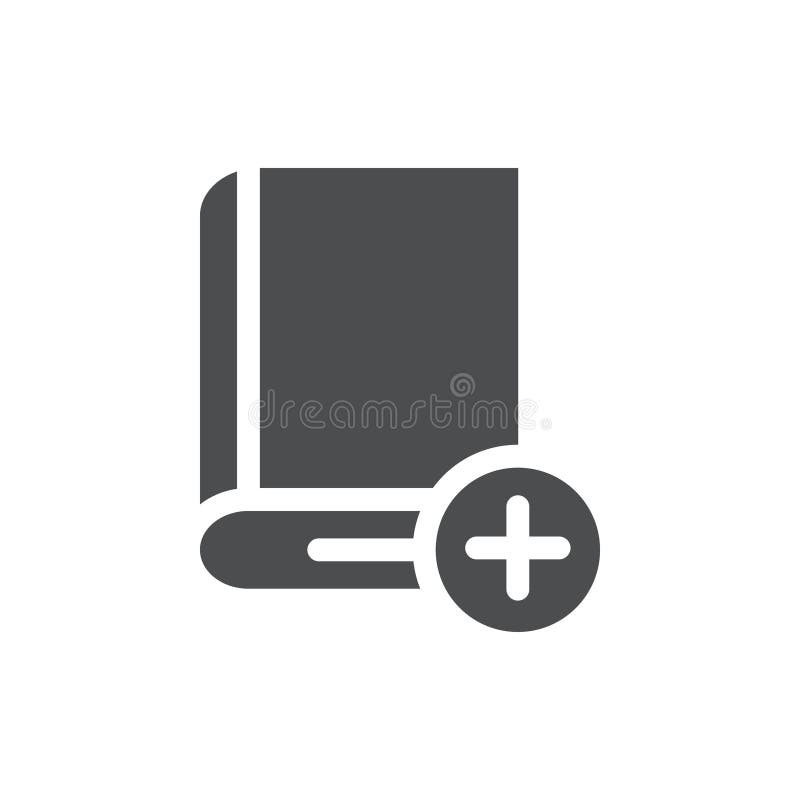 Add Book Icon Simple Vector Symbol Stock Vector - Illustration of study ...