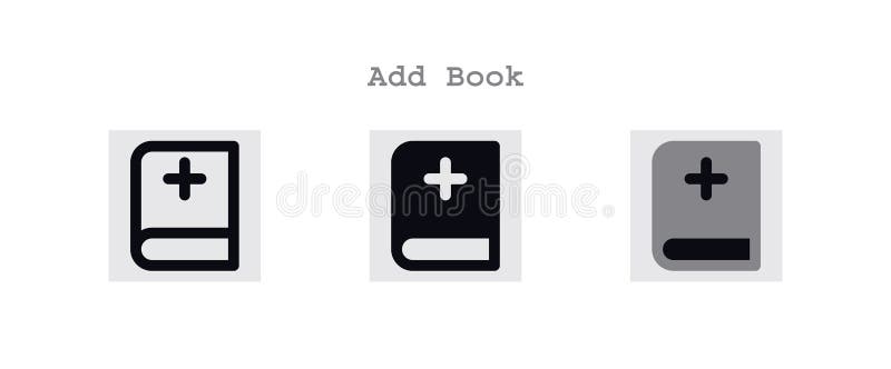 Add book icons set stock vector. Illustration of note - 269923514