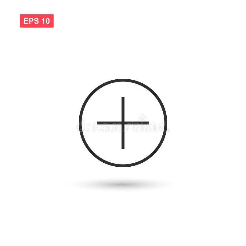 Add Button Icon Vector Design Isolated 2 Stock Vector - Illustration of ...