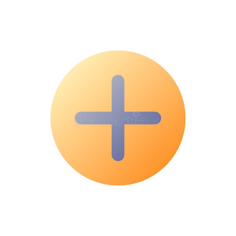Add Button Pixel Perfect Flat Gradient Color Ui Icon Stock Vector ... Add Button Pixel Perfect Flat Gradient Color Ui Icon Stock Vector ...