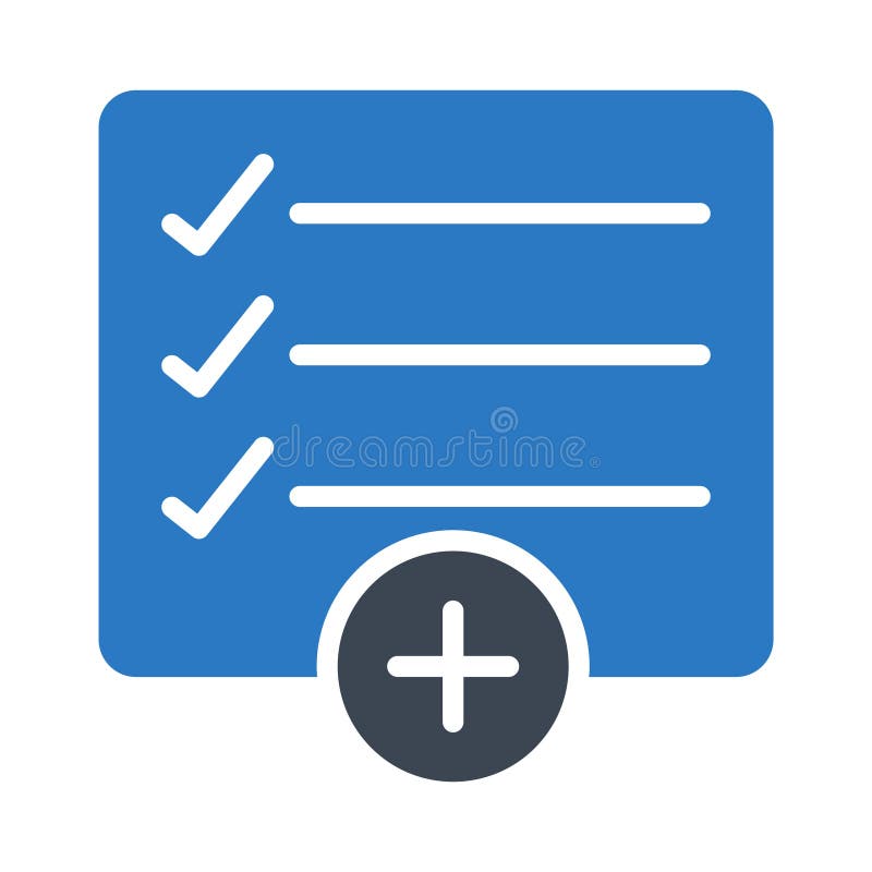 Checklist Glyph Stock Illustrations – 3,276 Checklist Glyph Stock ...