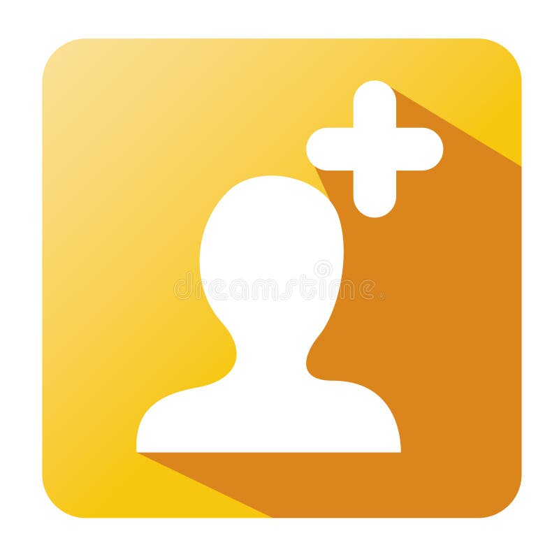 Add Contact Icon. Vector Illustration Decorative Design Stock Vector ...