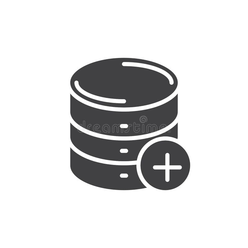 Database Backup Icon Vector, Filled Flat Sign, Solid Pictogram Isolated ...