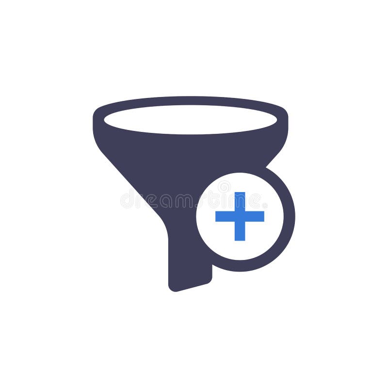 Add Filter - Minimal Web Icon. Simple Vector Illustration. Concept for ...