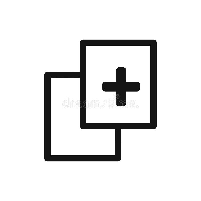 Add Icon Linear Vector Graphics Sign Stock Vector - Illustration of additional, plus: 326821107