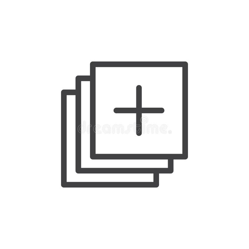 Add Icon Set. Addition or Summing Button. Additional Pictogram. Add or ...