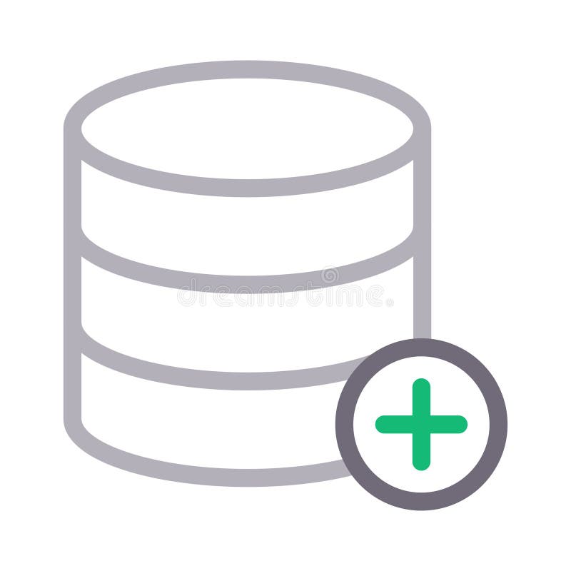 Add vector color line icon stock vector. Illustration of cylinder ...