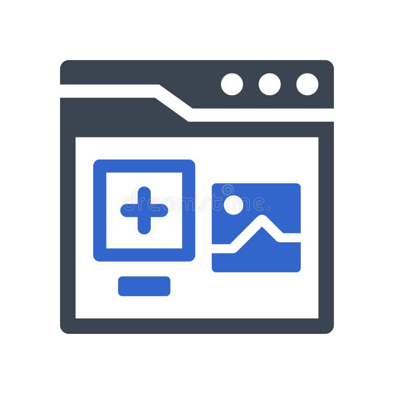 Add image interface icon stock vector. Illustration of upload - 293455301