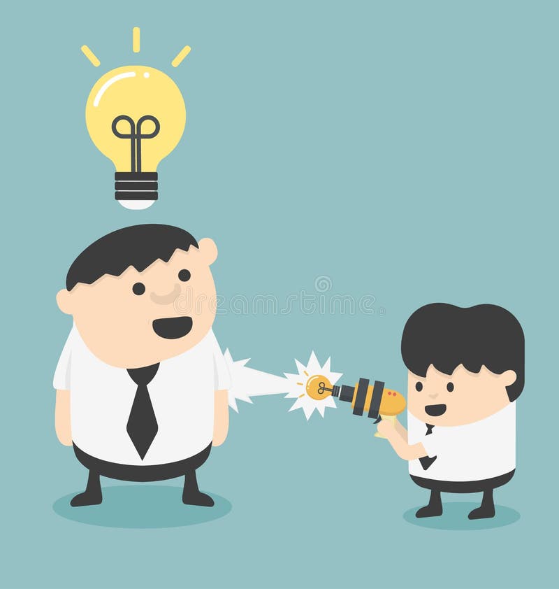 Add an intellectual stock vector. Illustration of assistance - 44662642