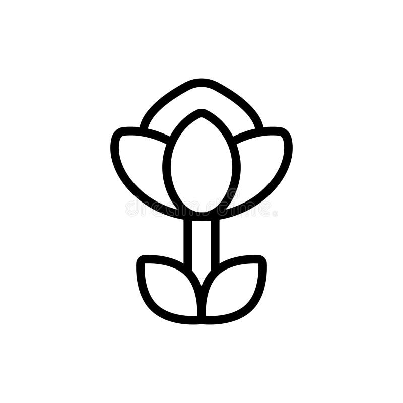 Simple Protea Essential Icon Stock Vector - Illustration of protea ...