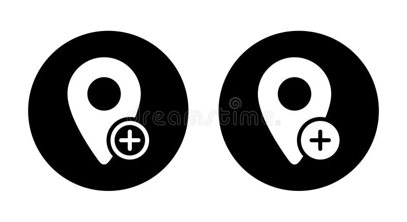 Add Location Icon Vector. Map Pin Symbol Stock Vector - Illustration of ... Add Location Icon Vector. Map Pin Symbol Stock Vector - Illustration of ...