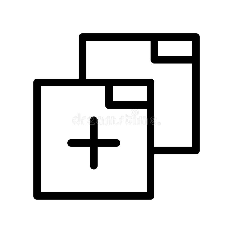 Add new browser tabs icon stock vector. Illustration of line - 257154214