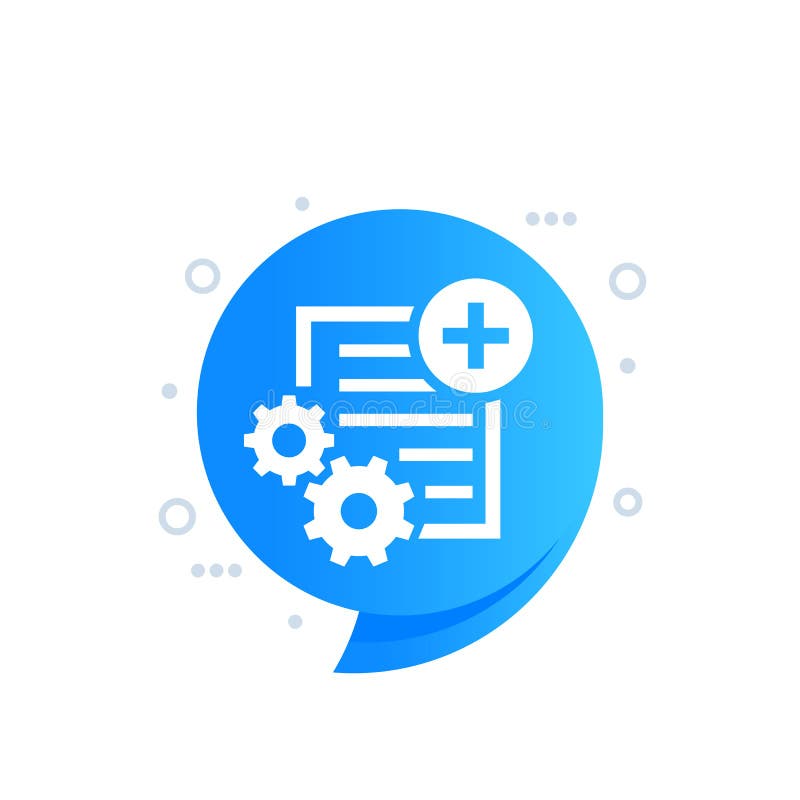 Add New Project Vector Icon Stock Vector - Illustration of service ...