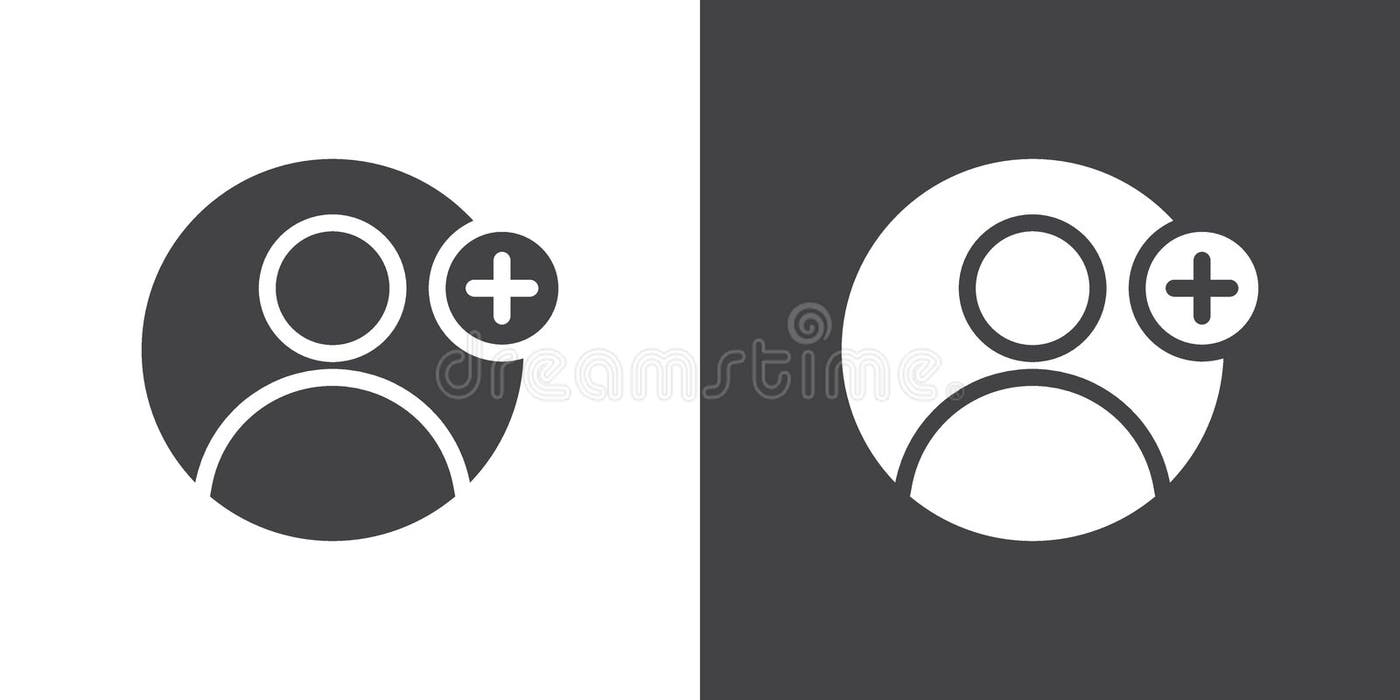 Add User Illustration Stock Illustrations – 7,648 Add User Illustration ...